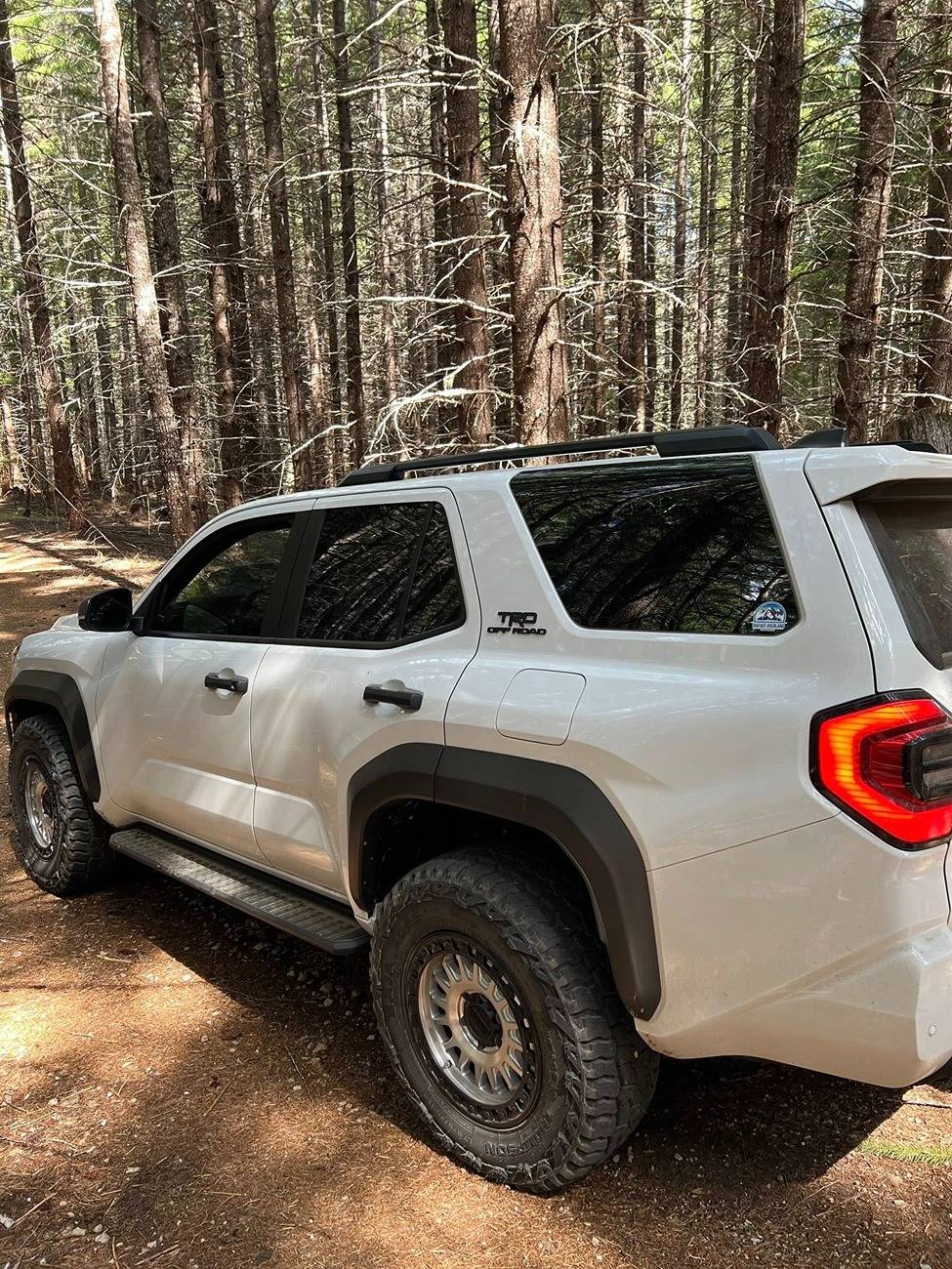 TRD Off-Road ORP stock suspension on KMC wheels +30 offset. Mickey Thompson Baja Boss A/T (275 ...