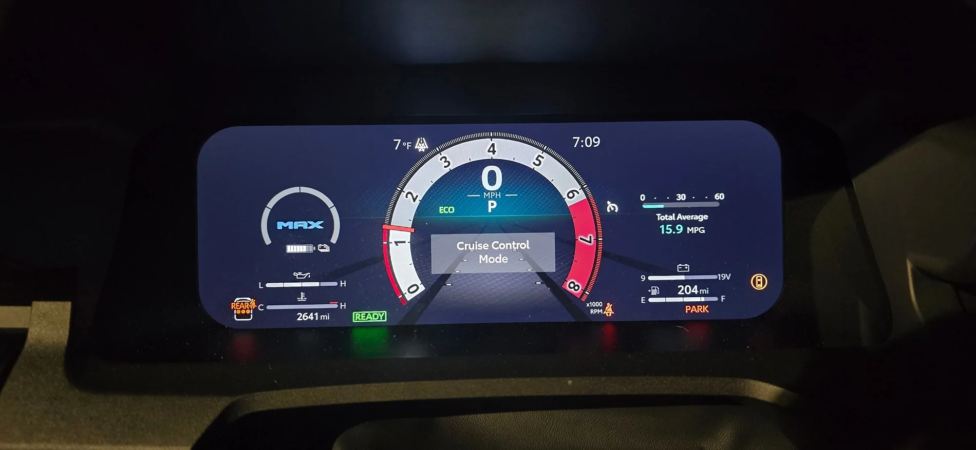 What does your gauge cluster look like? Post pics of your configuration ...